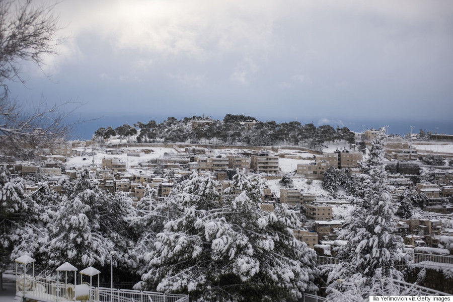 Magical Scenes As Snowstorm Blankets Middle East | HuffPost