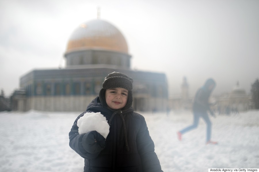 Magical Scenes As Snowstorm Blankets Middle East | HuffPost The World Post