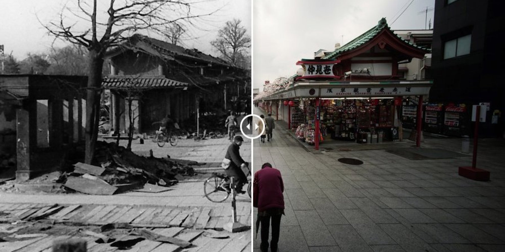 Tokyo Firebombing Before And After Pictures Show How City Rose From The ...