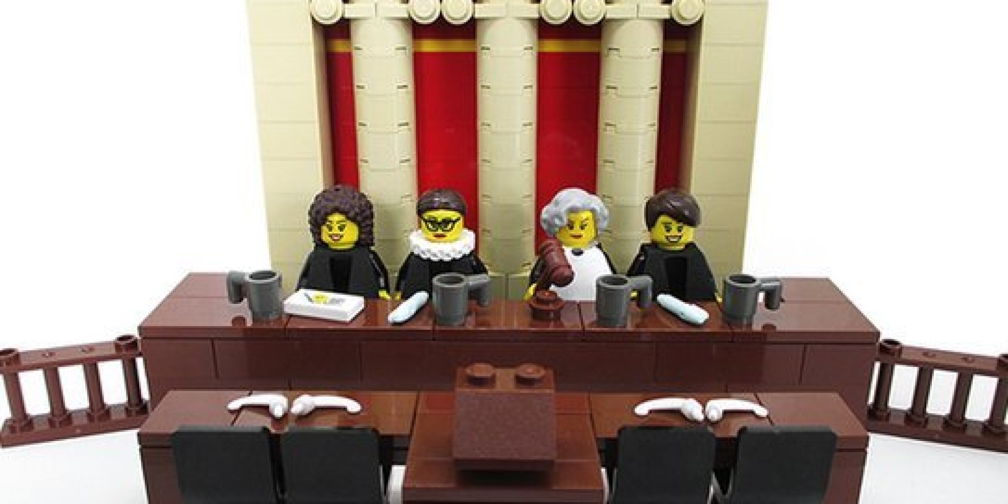 Woman Designs Lego Female Judges To Encourage More Girls To Consider A ...