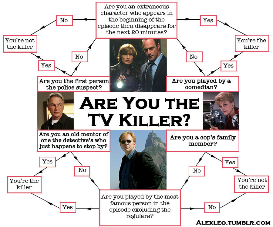 Are You The Crime Show Killer? (FLOWCHART) | HuffPost