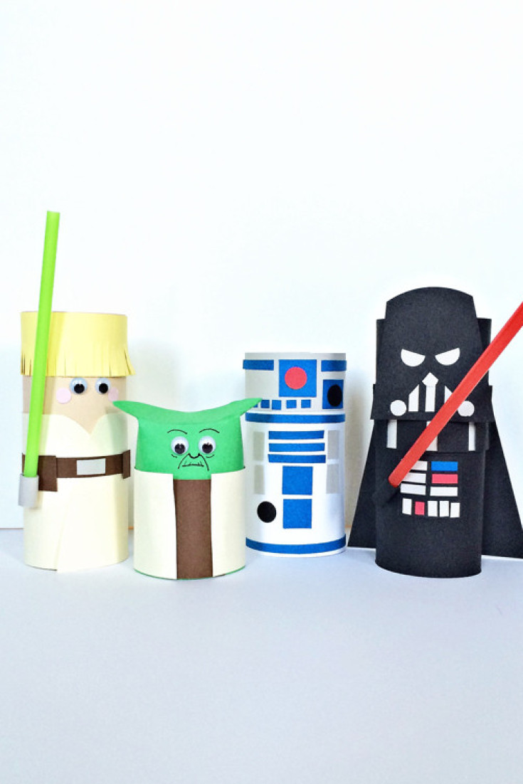14 Fun Star Wars Crafts For Your Little Jedi | Star wars basteleien ...