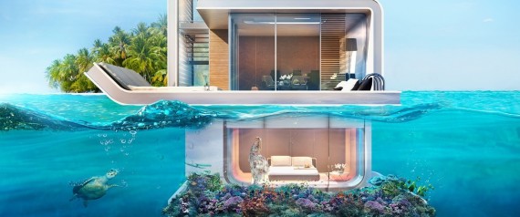 Architecture : La maison à moitié sous l'eau "Floating Seahorse ...