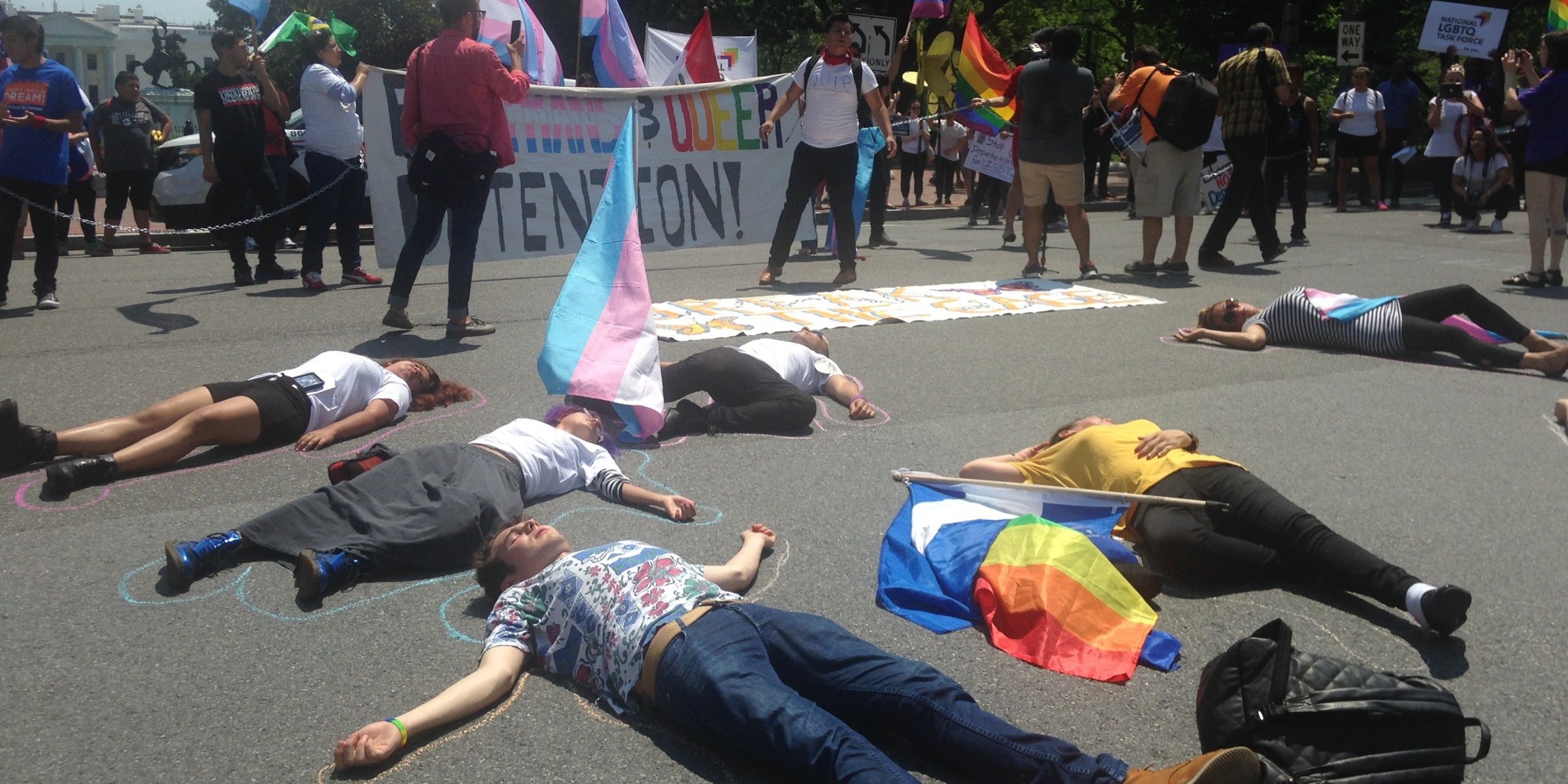 LGBT Immigrant Rights Protesters Arrested Near White House | HuffPost