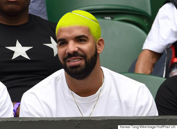 Drake Is At Wimbledon And He's Come Dressed As A Tennis Ball