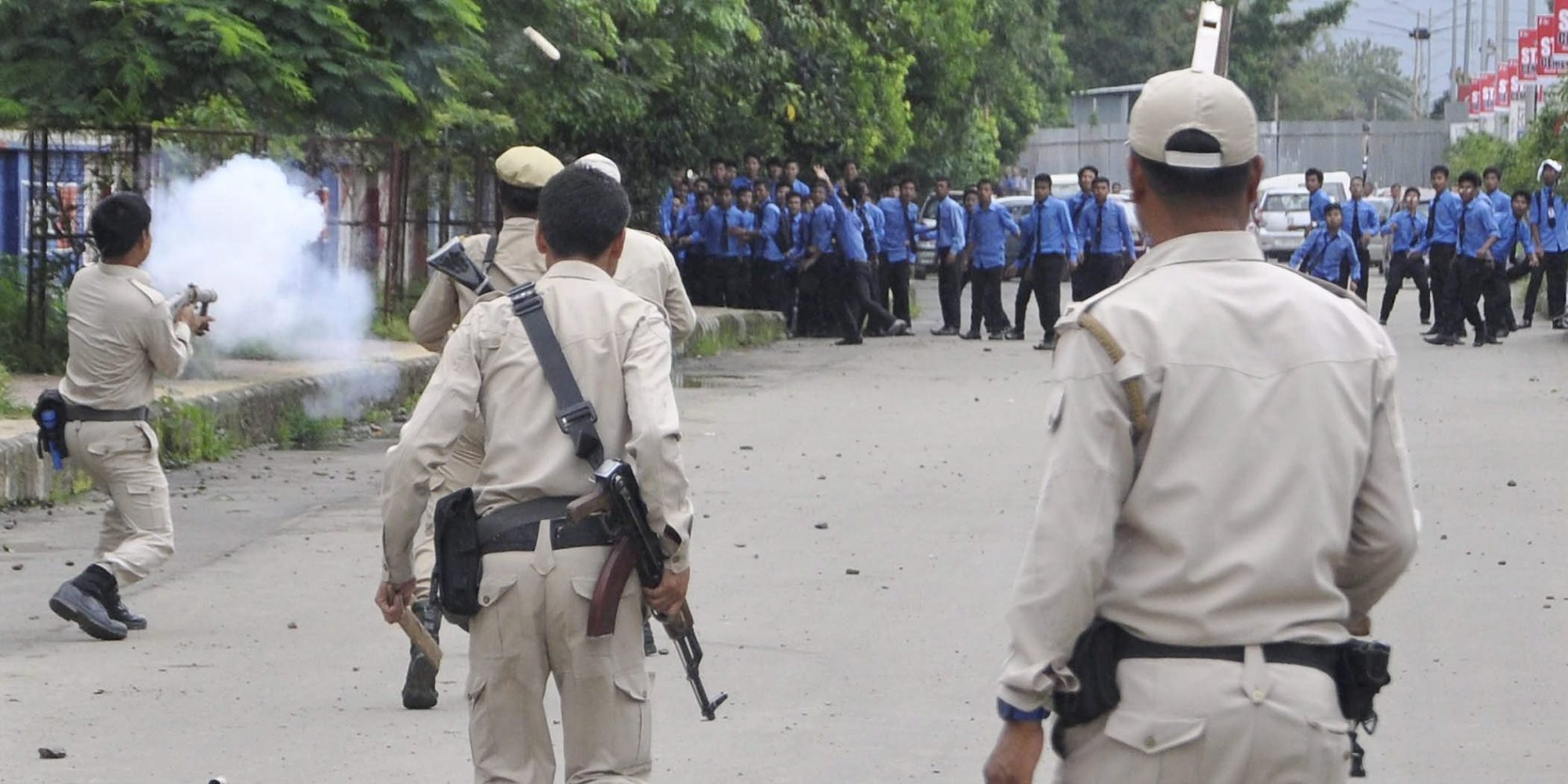 Class 9 Student Dies As Protesters Clash With Police In Imphal ...