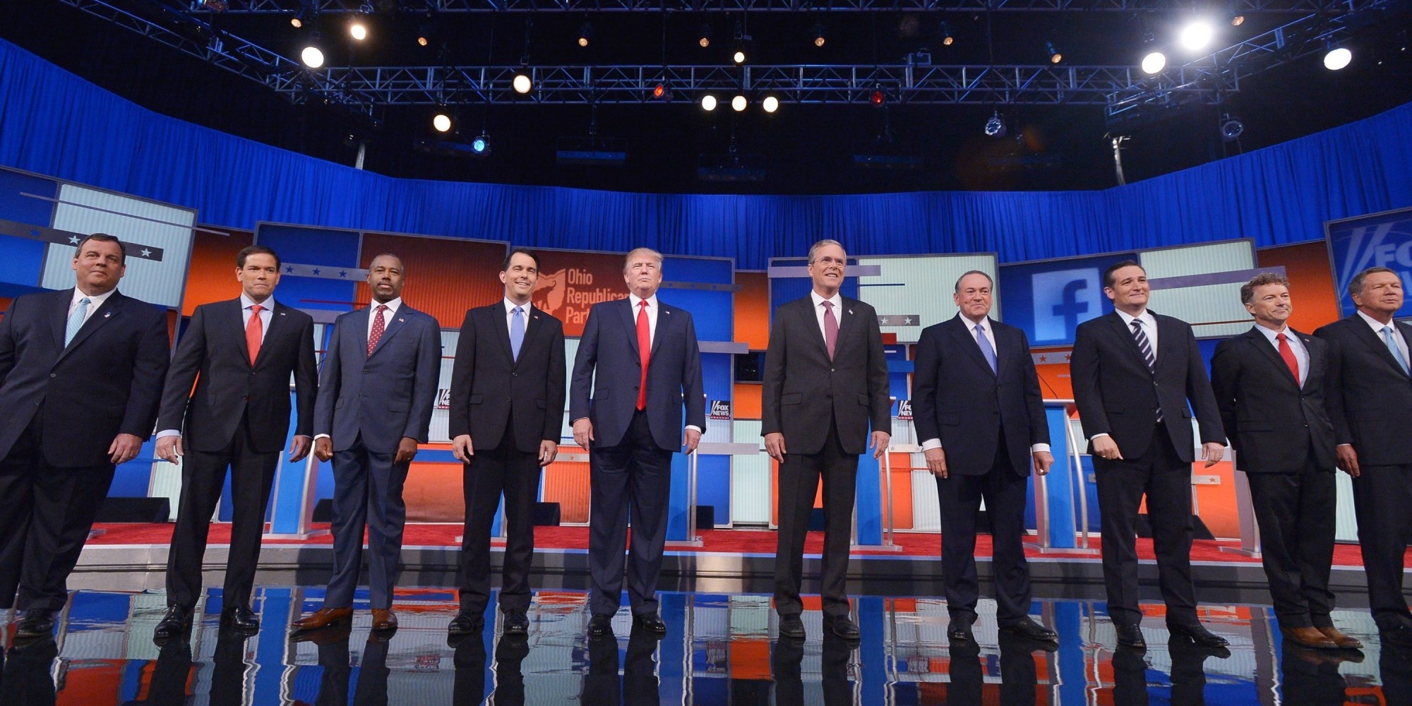 Rumble on the Cuyahoga: The First 2016 GOP Primary Debate - Huffington ...