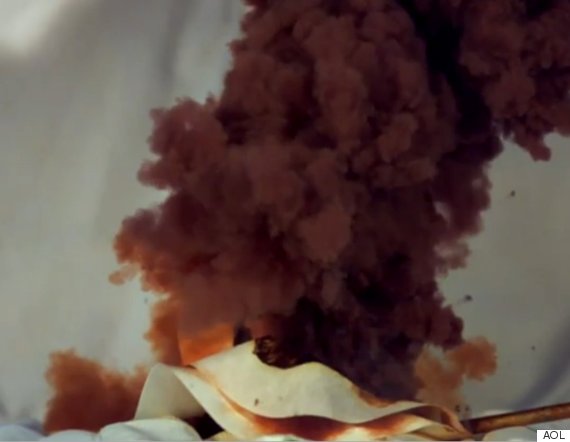 Watch The Slow Motion Explosion That Takes Place When Objects Come Into ...