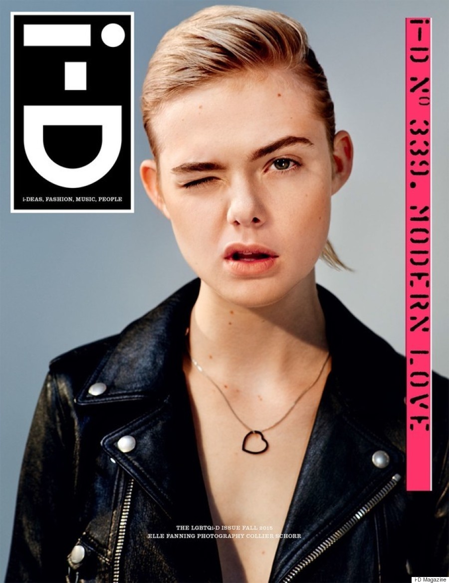 Elle Fanning Stars On The Cover Of i-D's LGBTQ Issue