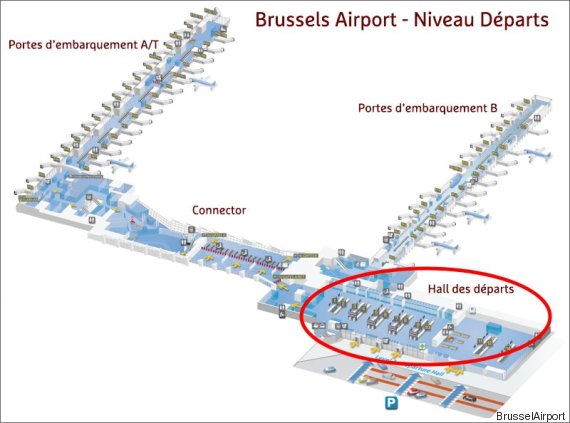L'aéroport international de Bruxelles à Zaventem, le plus grand de Belgique