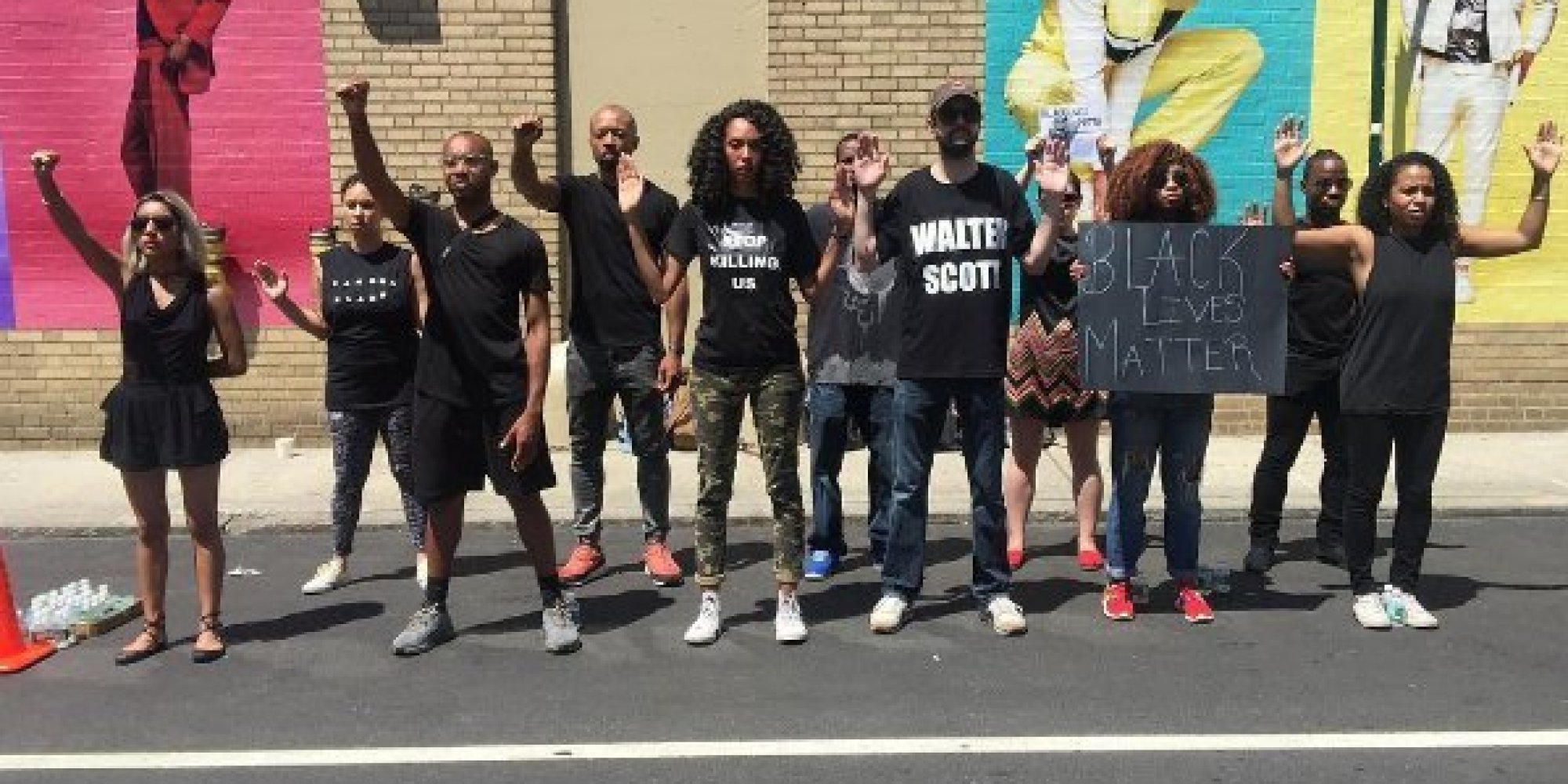 Black Lives Matter Protest At New York Men's Fashion Week Staged By ...