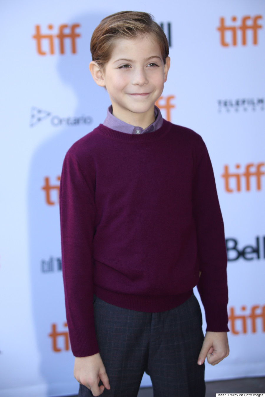 TIFF 2016: Jacob Tremblay Charms In Adorable Sweater On The Red Carpet