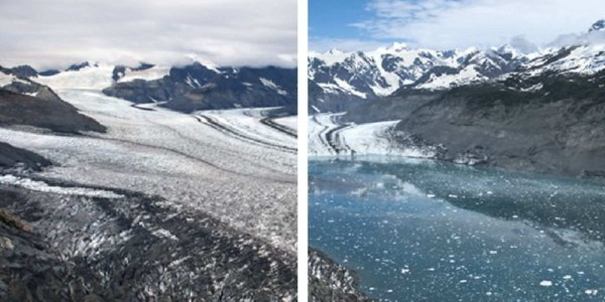World's Glaciers Melt Away In Dramatic Before-And-After Photos