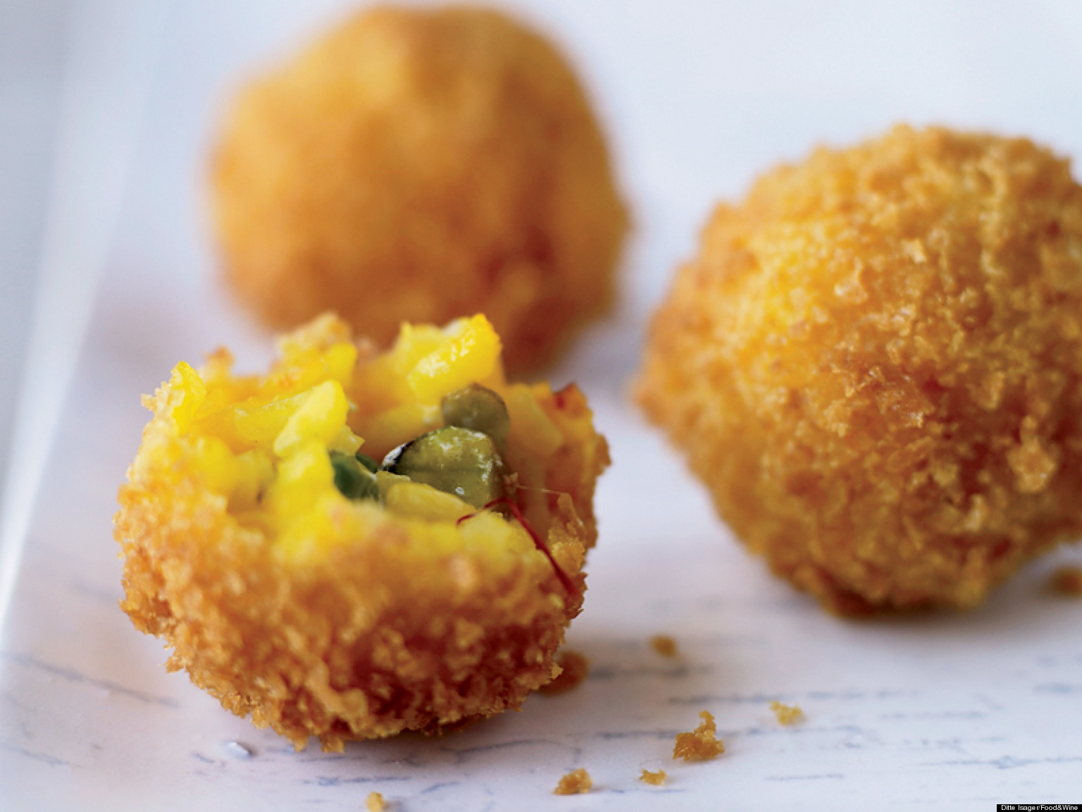 Recipe Of The Day: Toasted Pistachio-Cheese Arancini | HuffPost