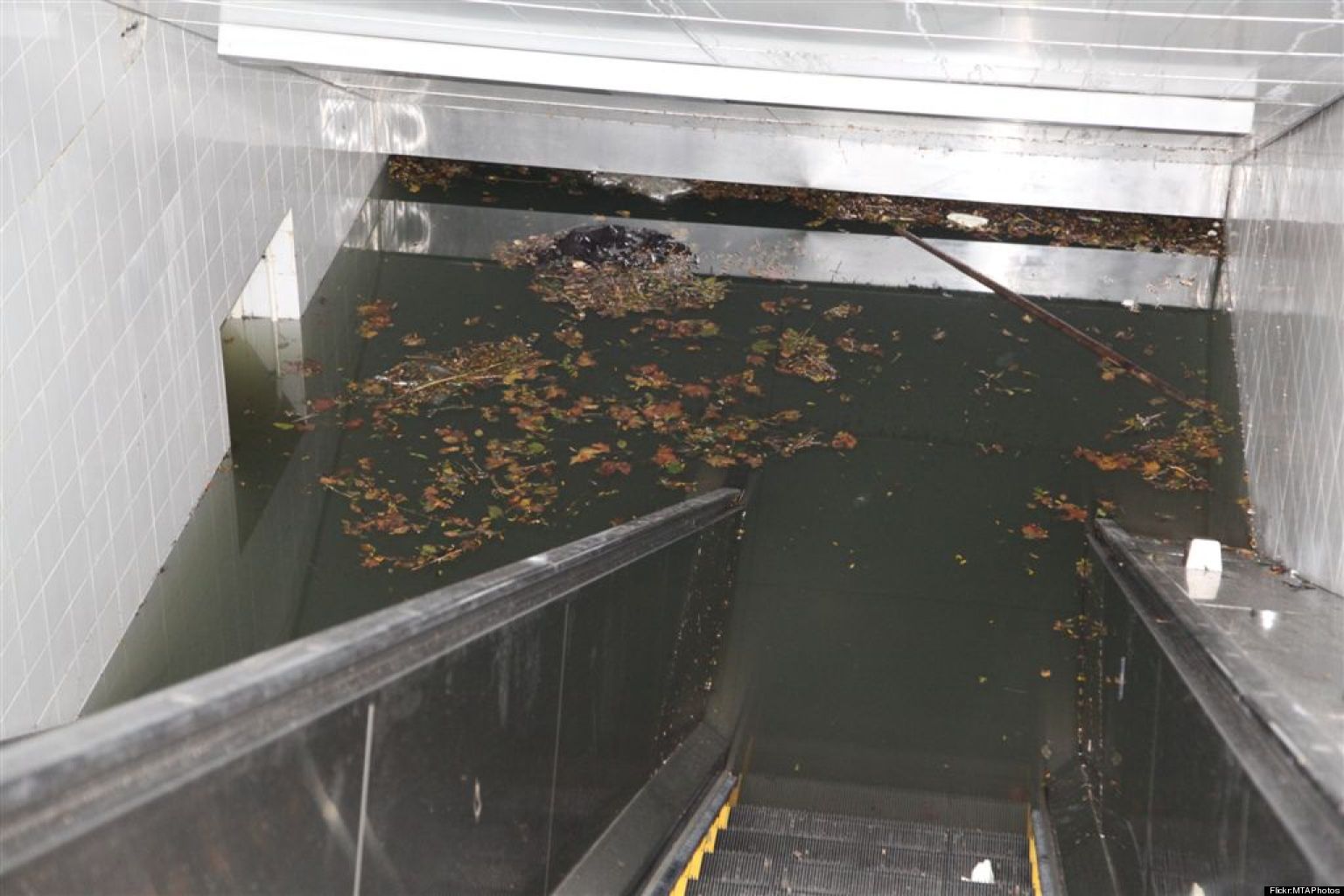 Hurricane Sandy Destruction Subway