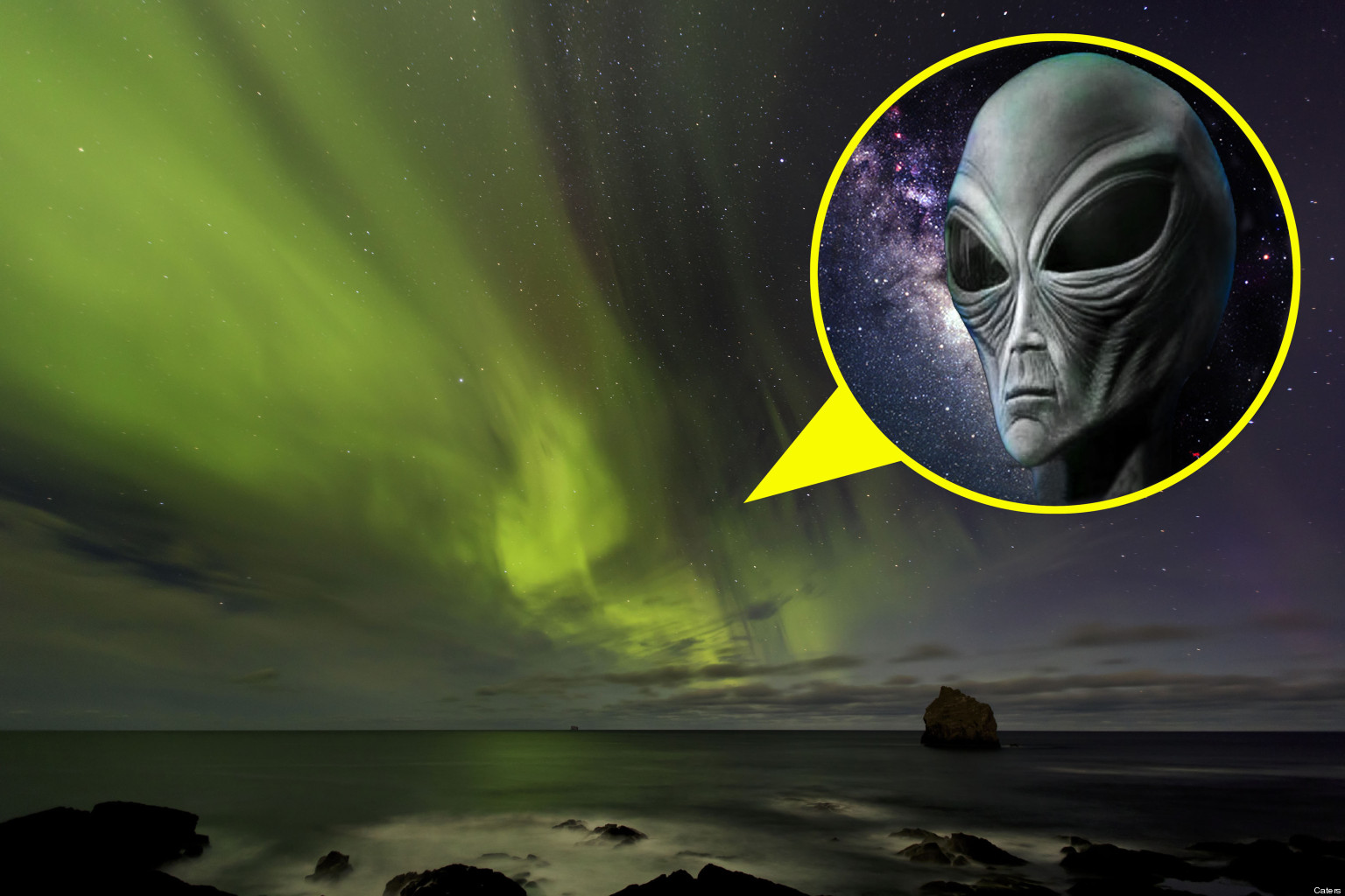 'Alien Face' Photographed In Northern Lights By Iurie Belegurschi ...