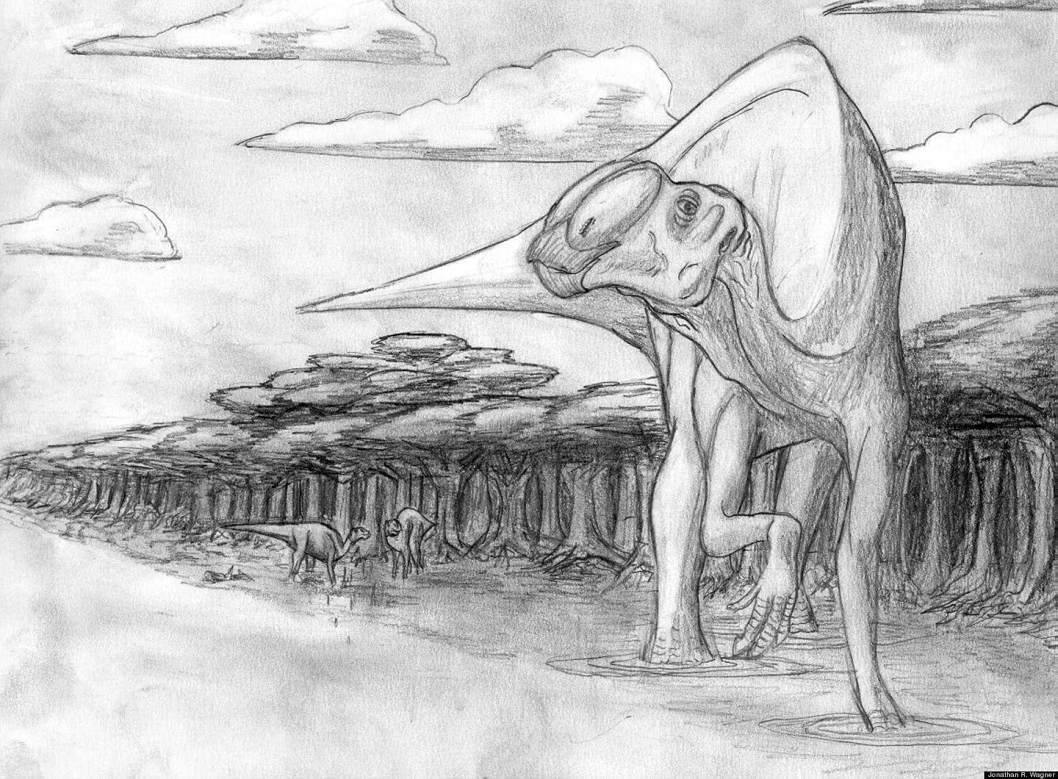 New Duck-Billed Dinosaur With Huge Nose, Latirhinus Uitstlani ...