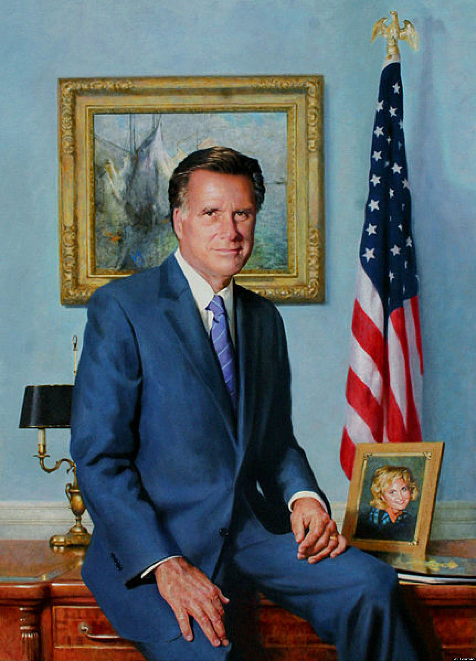 Backdrop Backstory: Mitt-Romney's-Official-Portrait Edition | HuffPost