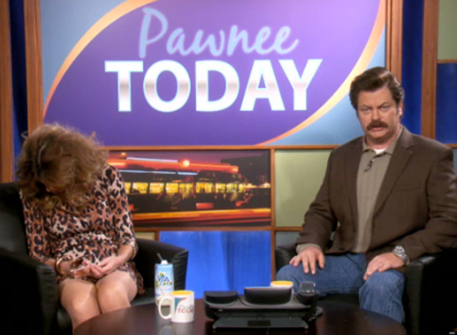 'Parks And Rec': Ron Swanson Takes Over 'Pawnee Today' In 'Emergency ...
